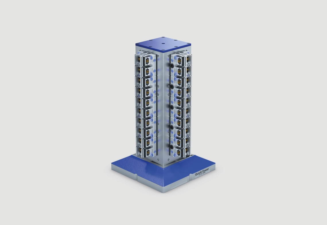 New micro vise with zero point system | LANG Technik