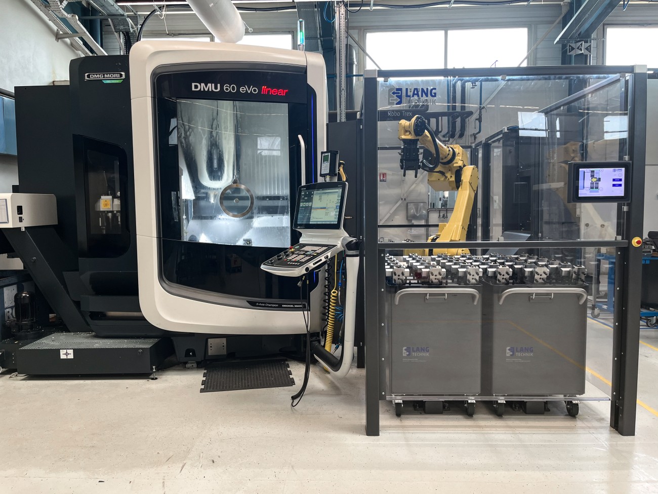 DMG MORI-Maschinen automatisieren | LANG Technik