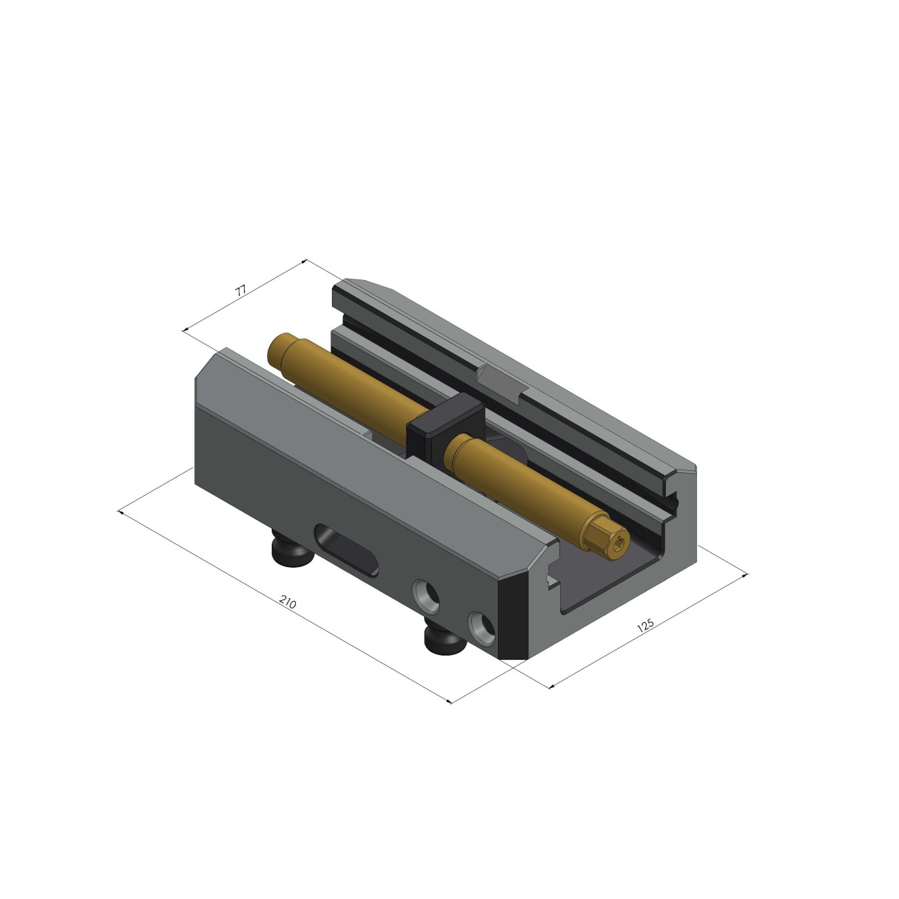 40205-77: Centering Vise Base | LANG Technik