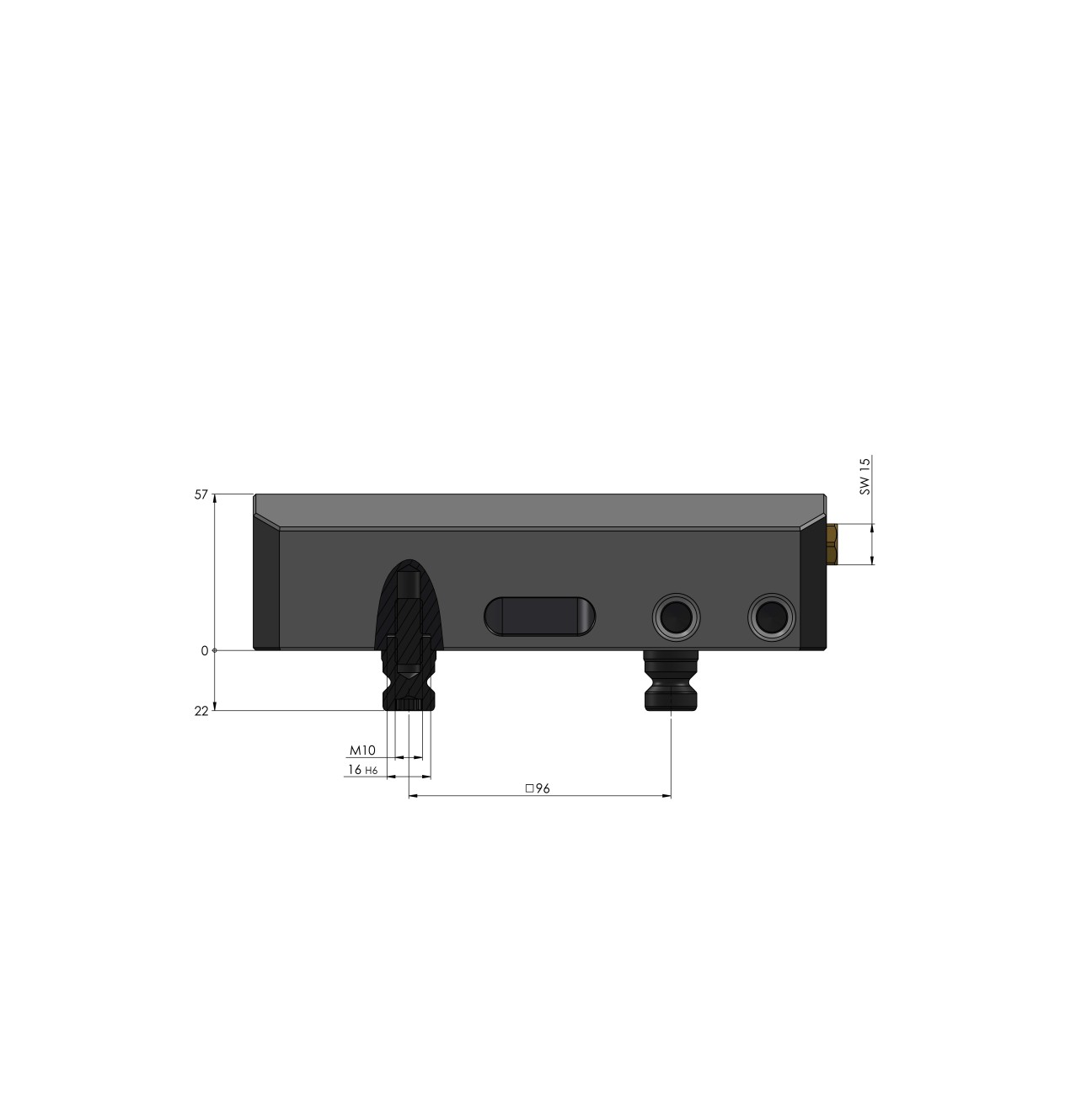 40205-77: Centering Vise Base | LANG Technik