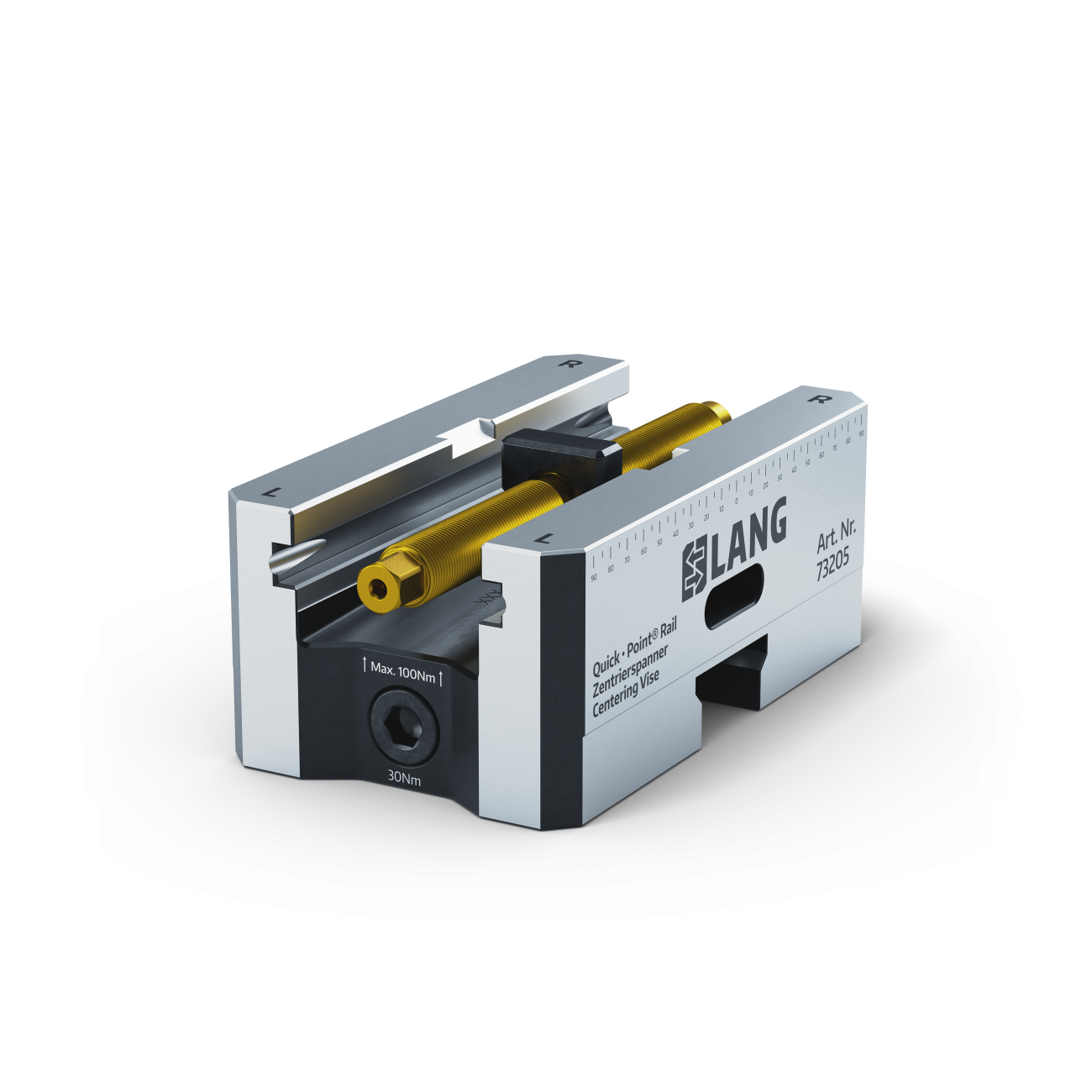 73205: Quick•Point® Rail Centering vise | LANG Technik