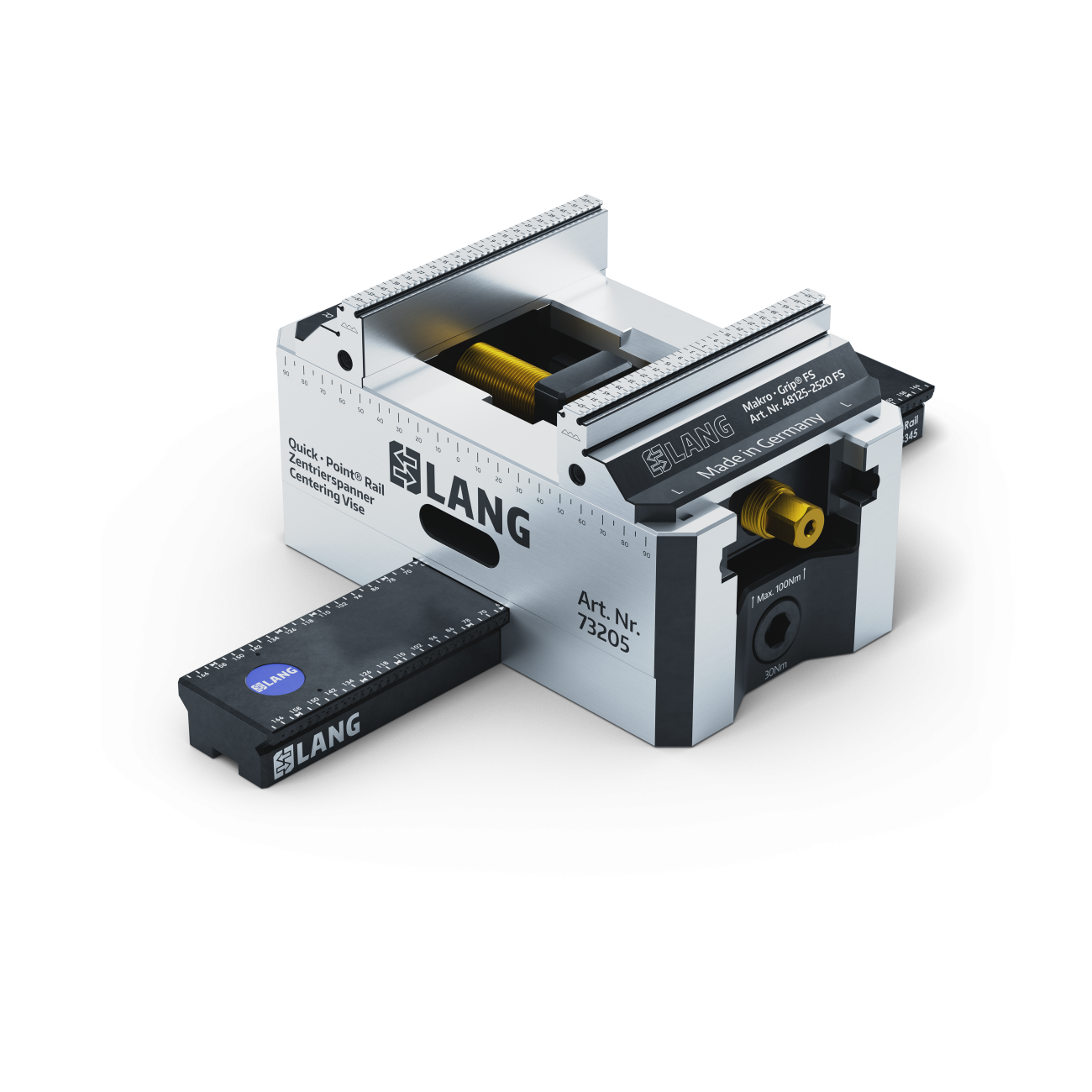 73205: Quick•Point® Rail Centering vise | LANG Technik