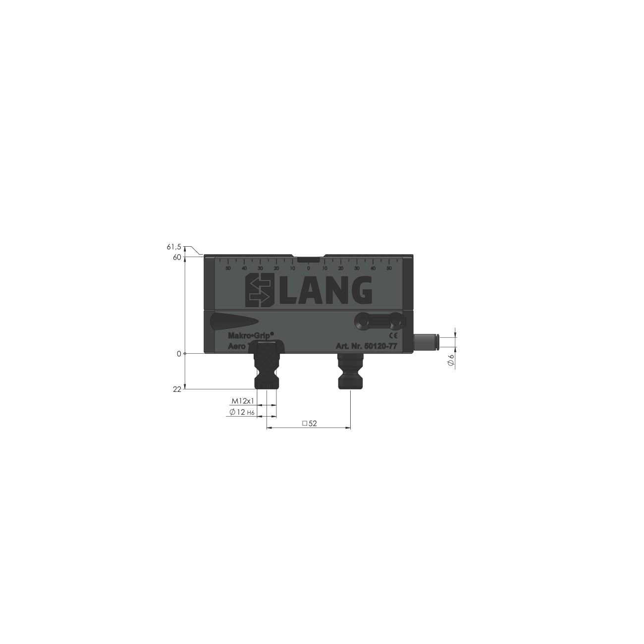 50120-77: Makro•Grip® Aero Vise Base | LANG Technik