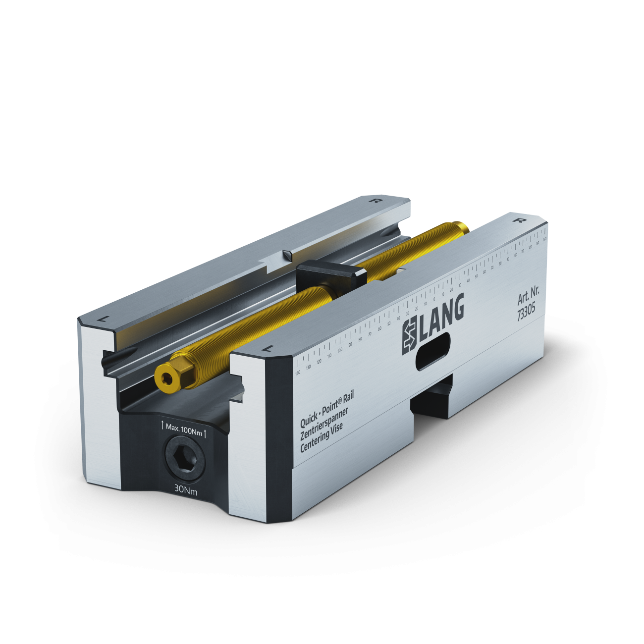 73305: Quick•Point® Rail Centering vise | LANG Technik