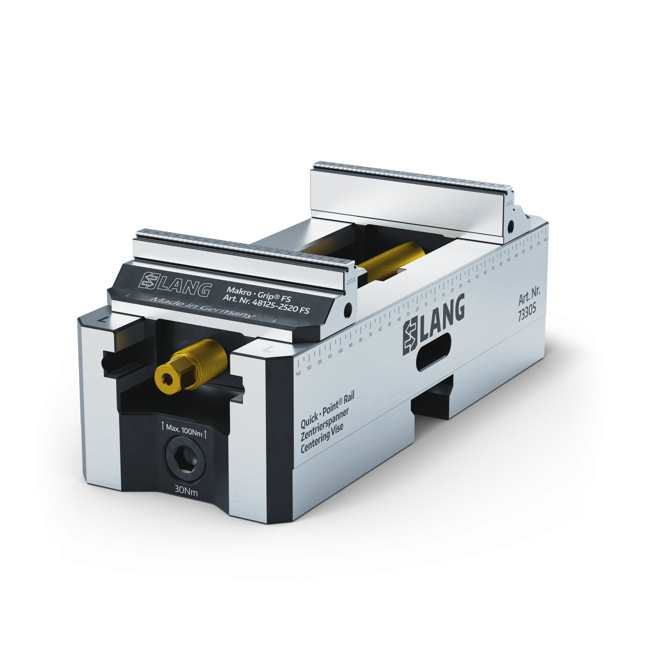 73305: Quick•Point® Rail Centering vise | LANG Technik