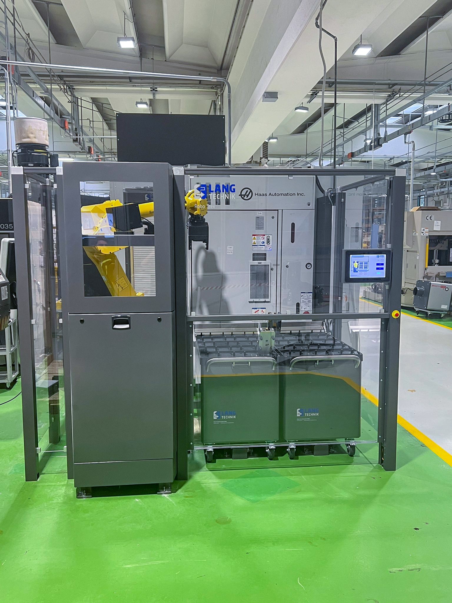 HAAS-Maschinen automatisieren | LANG Technik