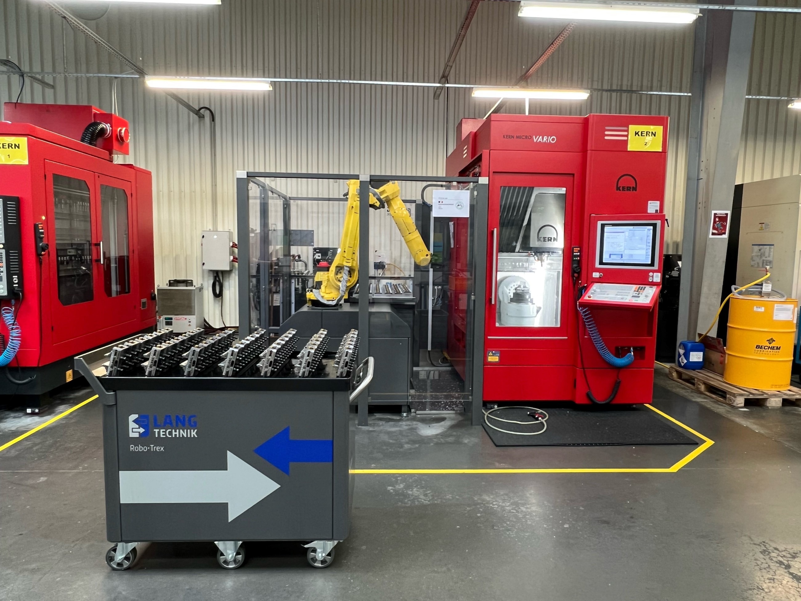 Automate KERN CNC machines | LANG Technik