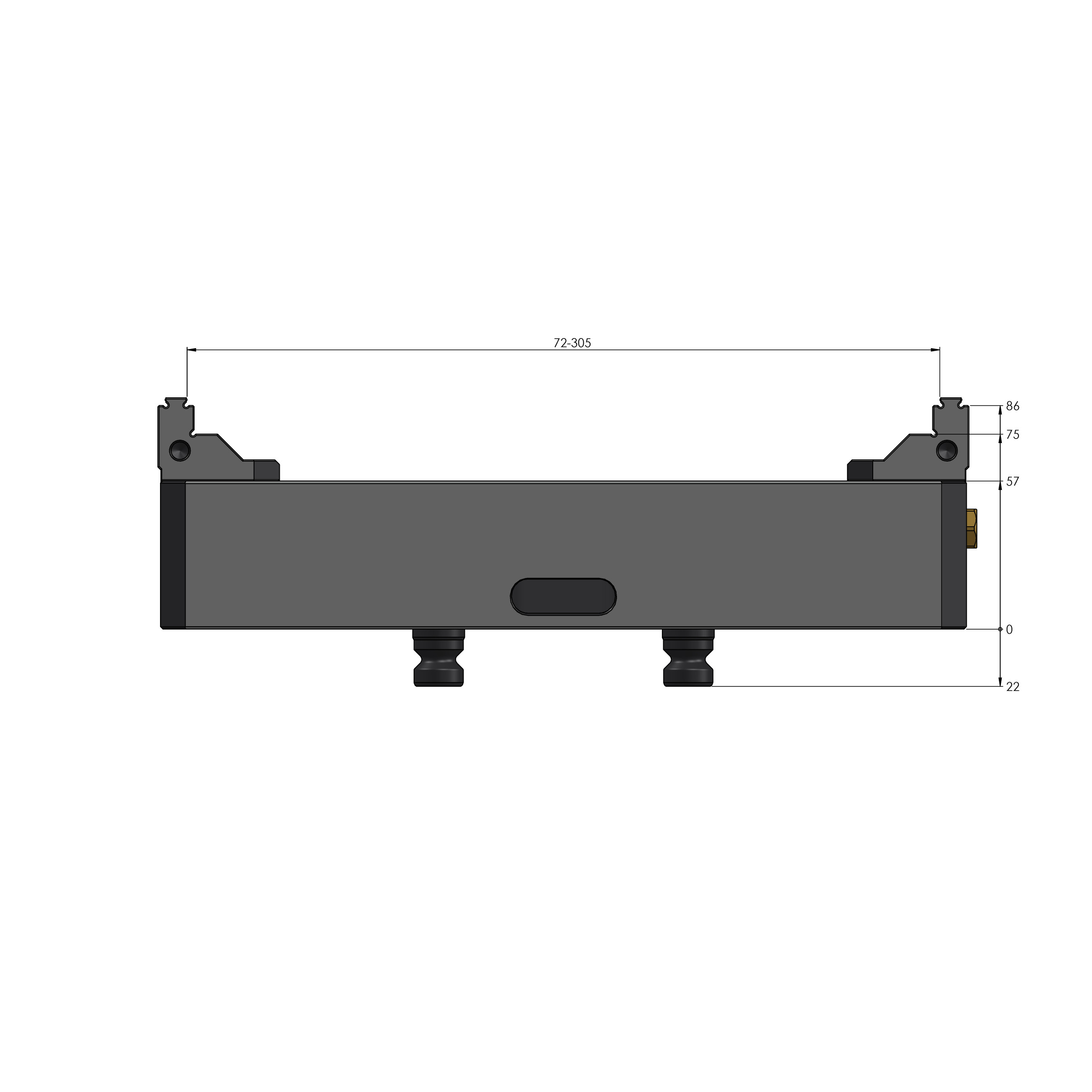 48305-125 FS: Makro•Grip® FS 5-Axis Vise | LANG Technik