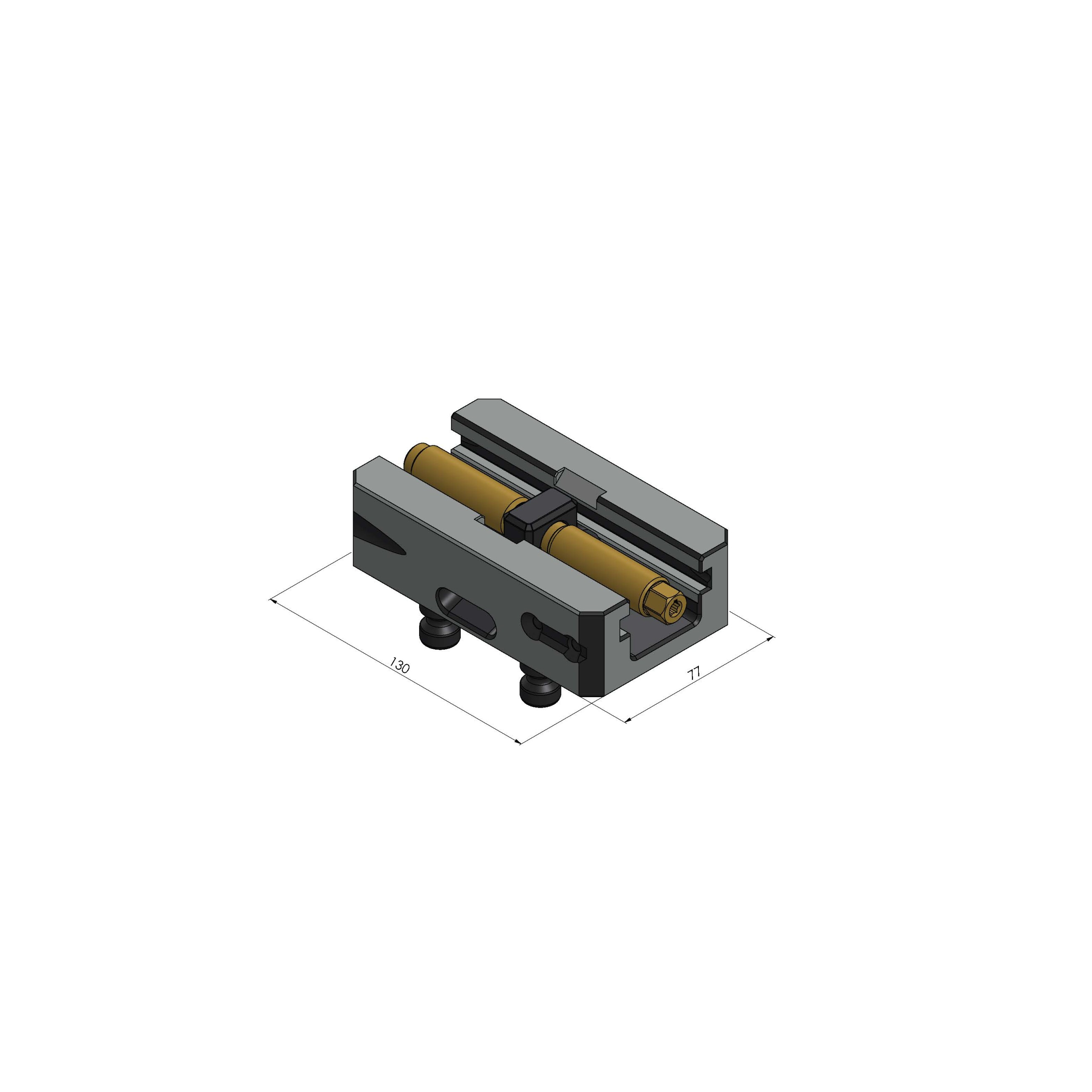 40120-77: Centering Vise Base | LANG Technik