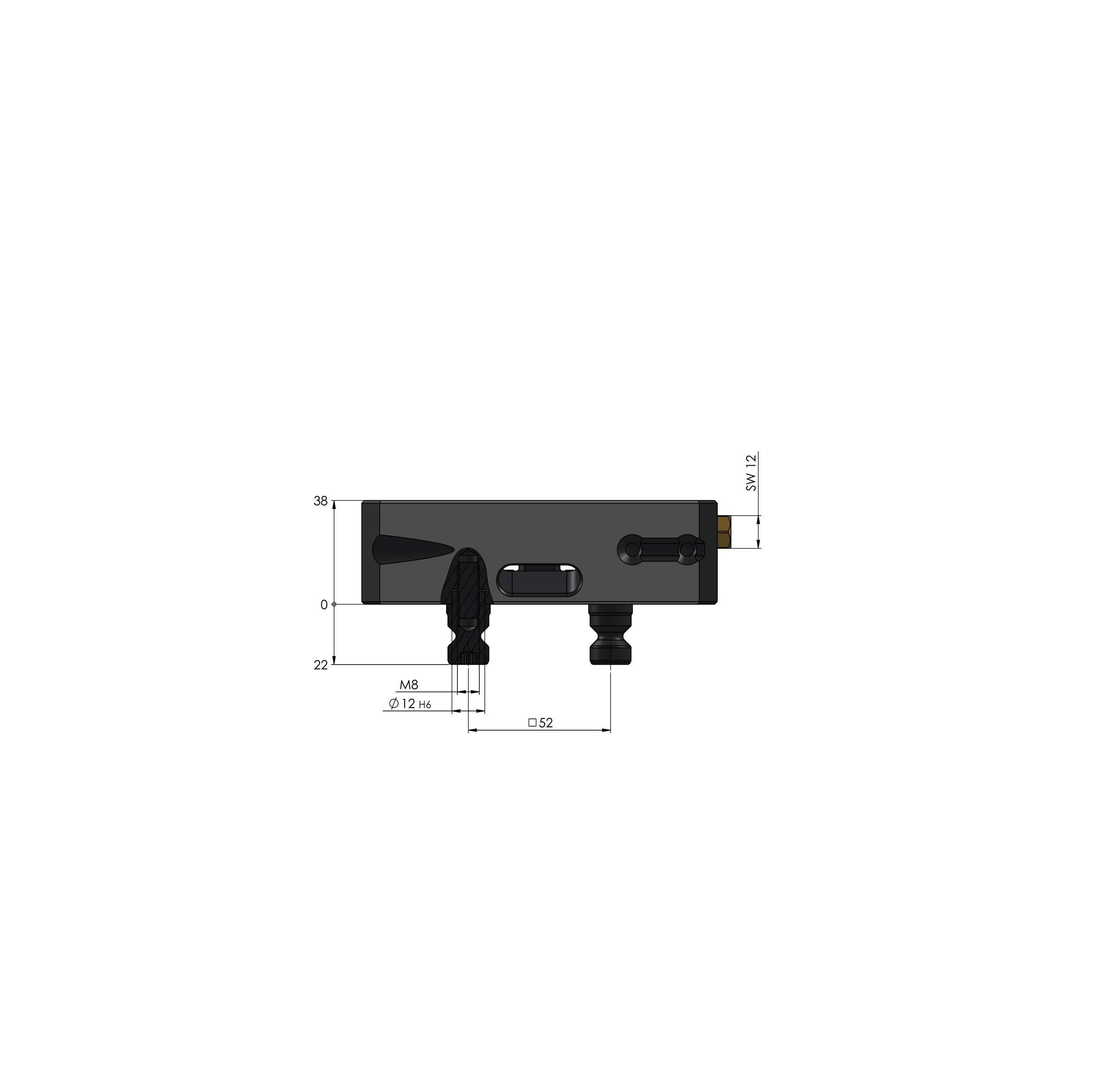 40120-77: Centering Vise Base | LANG Technik