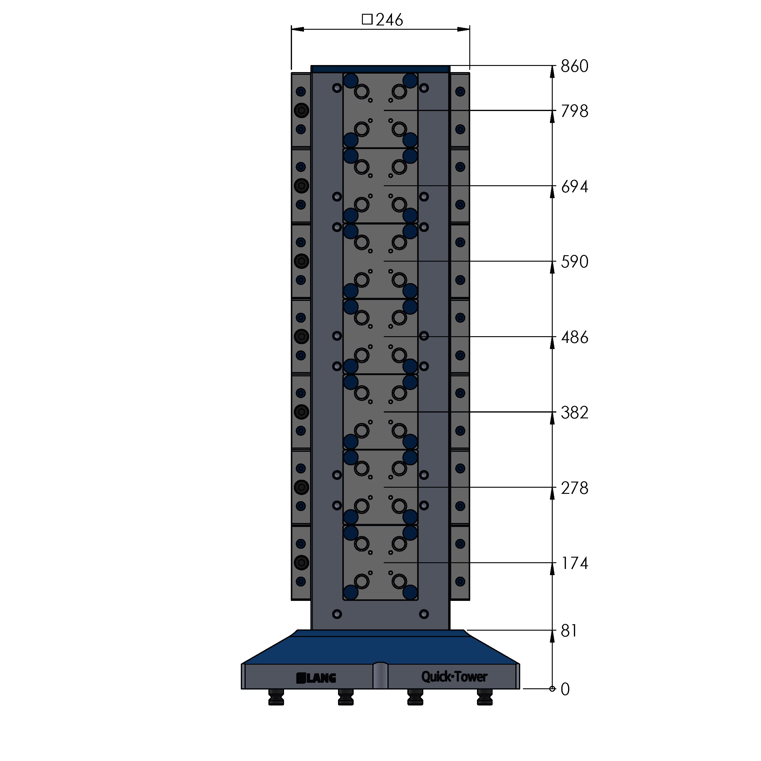 70850: Quick•Point® Quick•Tower | LANG Technik